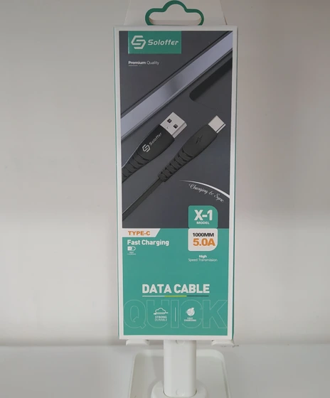 خرید و قیمت کابل ژله ای تایپ سی مدل SOLOFFER | ترب