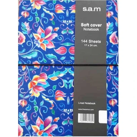 خرید و قیمت دفتر پارچه ای 144 برگ اروپایی SAM مدل Denzo-1 | ترب