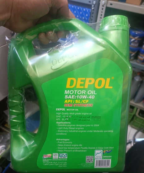خرید و قیمت روغن موتور 10*40 depol چهار لیتری | ترب