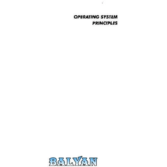 خرید و قیمت دانلود کتاب Operating System Principles | ترب