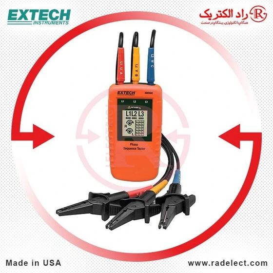 خرید و قیمت توالی سنج فاز اکستچ 480400 Extech | ترب