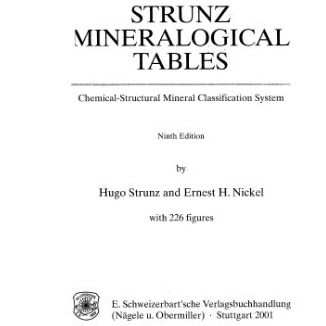 خرید و قیمت دانلود کتاب Strunz mineralogical tables: Chemical ...