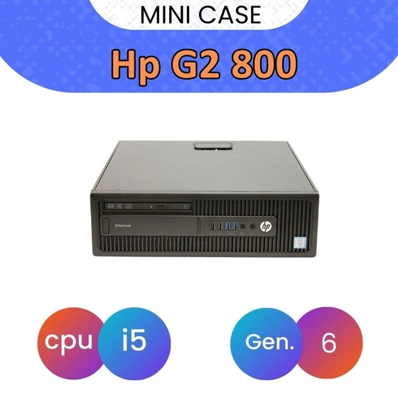 خرید و قیمت مینی کیس استوک اچ پی mini case Hp G2 800 i5-6|8|256 | ترب