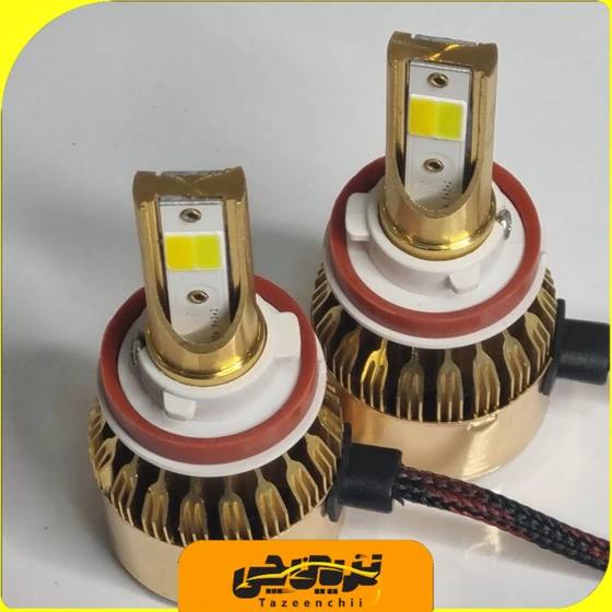 خرید و قیمت جفت لامپ هدلایت خودرو مدل d70 پایه h11 سه رنگ و چهارحالته (سفید_زرد_آفتابی_فلاشر ...