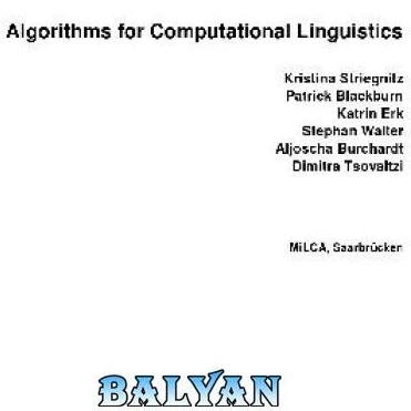 خرید و قیمت دانلود کتاب Algorithms for computational linguistics | ترب