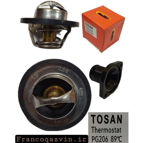 خرید و قیمت ترموستات پژو 206 – 89 درجه TOSAN | ترب