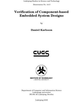 خرید و قیمت دانلود کتاب Verification of component-based embedded system designs | ترب
