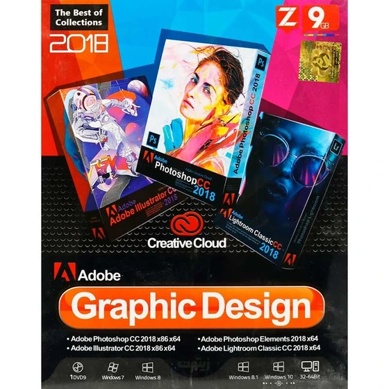 خرید و قیمت نرم افزار Adobe Graphic Design 1DVD9 زیتون | ترب