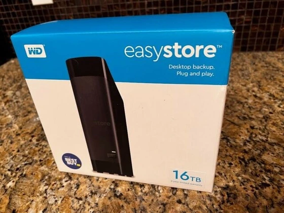 خرید و قیمت هارد اکسترنال WD Easystore 16TB - Black | ترب