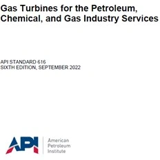 خرید و قیمت API STD 616 -2022- Gas Turbines for the Petroleum Chemical, and Gas Industry ...