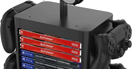 خرید و قیمت EJGAME Multifunctional Game Disk Storage Tower Holder | ترب