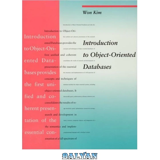 خرید و قیمت دانلود کتاب Introduction To Object Oriented Databases ترب