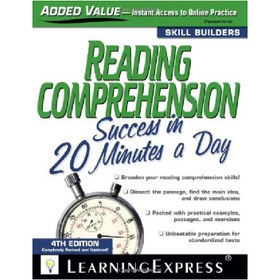 خرید و قیمت دانلود کتاب Reading Comprehension Success in 20 Minutes a ...
