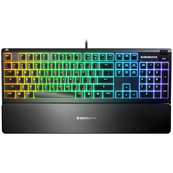 خرید و قیمت کیبورد Steelseries Apex 3 Membrane Gaming keyboard | ترب