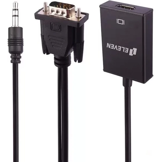 خرید و قیمت تبدیل VGA به HDMI ایلون(Eleven) فروشگاه رایا | ترب