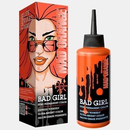 خرید و قیمت رنگ فانتزی BAD GIRL مدل MAD ORANGE | ترب