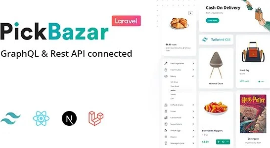 خرید و قیمت دانلود اسکریپت فروشگاهی راستچین Pickbazar Laravel | ترب