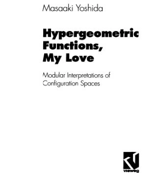 خرید و قیمت دانلود کتاب Hypergeometric Functions, My Love: Modular Interpretations of ...