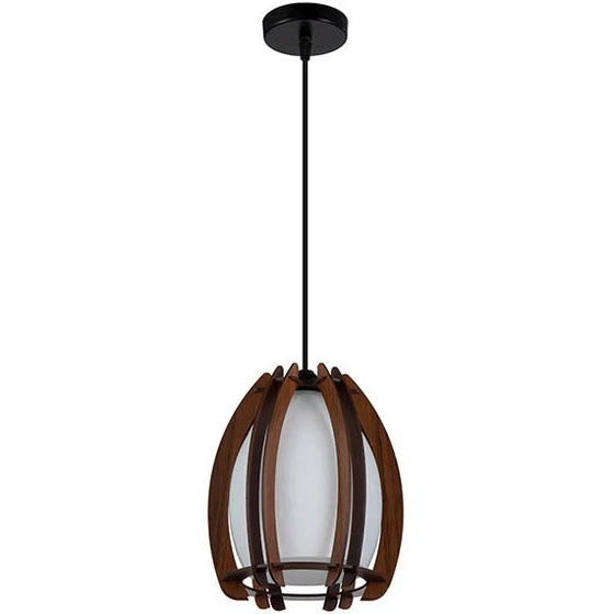 خرید و قیمت چراغ آویز چشمه نور کد A1311/1H-BR قهوه ای | ترب