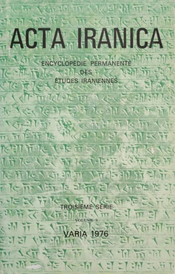 خرید و قیمت Acta Iranica (Encyclopedie Permanente Des Etudes Iraniennes ...