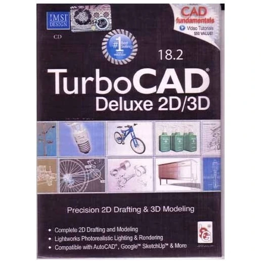خرید و قیمت TurboCAD 2D/3D Deluxe 18.2 | ترب