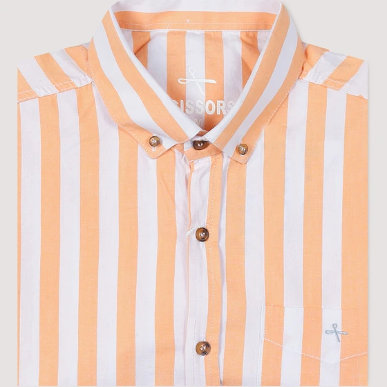 خرید و قیمت پیراهن آستین کوتاه راه راه SCISSORS مدل 1521201 | ترب