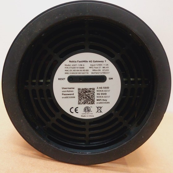 خرید و قیمت مودم نوکیا FastMile 4G Gateway ظرفیت ۴ جی استوانه ای | ترب