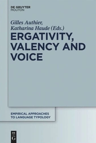 خرید و قیمت دانلود کتاب Ergativity, Valency and Voice 2012 | ترب