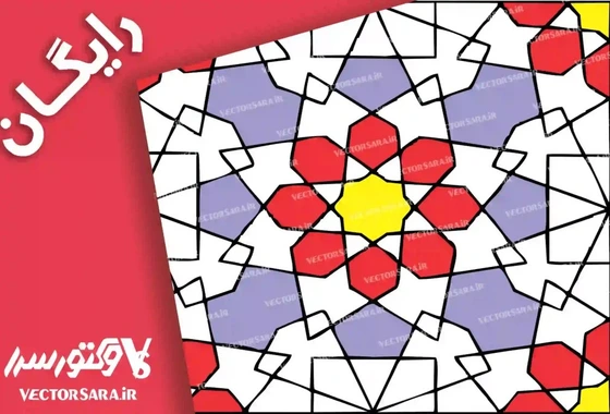 خرید و قیمت دانلود پترن اسلیمی طرح رایگان کاشی کاری اسلیمی وکتورسرا ترب