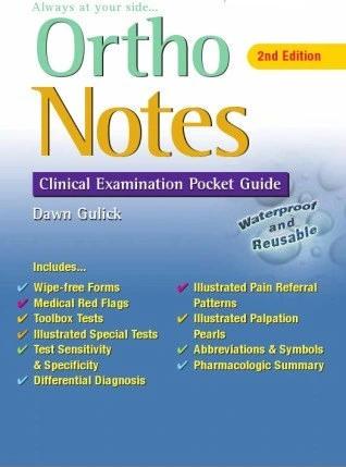 خرید و قیمت دانلود کتاب Ortho Notes: Clinical Examination Pocket Guide ...