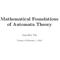 خرید و قیمت دانلود کتاب Mathematical Foundations of Automata Theory version 1 Feb 2016 | ترب