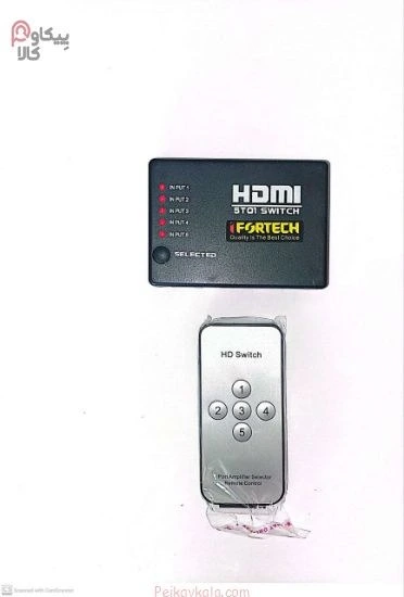 خرید و قیمت سوئیچ هاب 5 به 1 HDMI ریموت دار iFORTECH | ترب