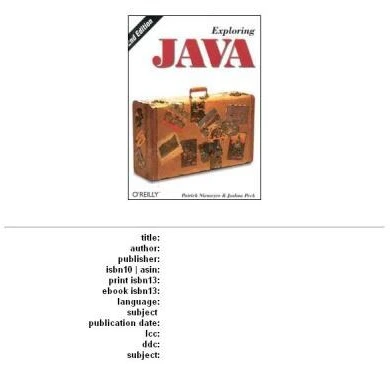 خرید و قیمت دانلود کتاب Exploring Java, 2nd Edition (O'Reilly Java) Second Edition | ترب