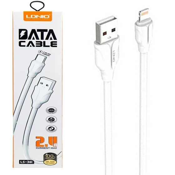 خرید و قیمت کابل آیفونی LDNIO LS-361 1m | ترب