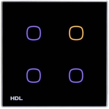 خرید و قیمت کلید HDL مدل 4 پل iTouch پروتکل KNX | ترب