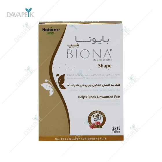 خرید و قیمت قرص بایونا شیپ نیچرز اونلی - Natures Only Biona Shape ...