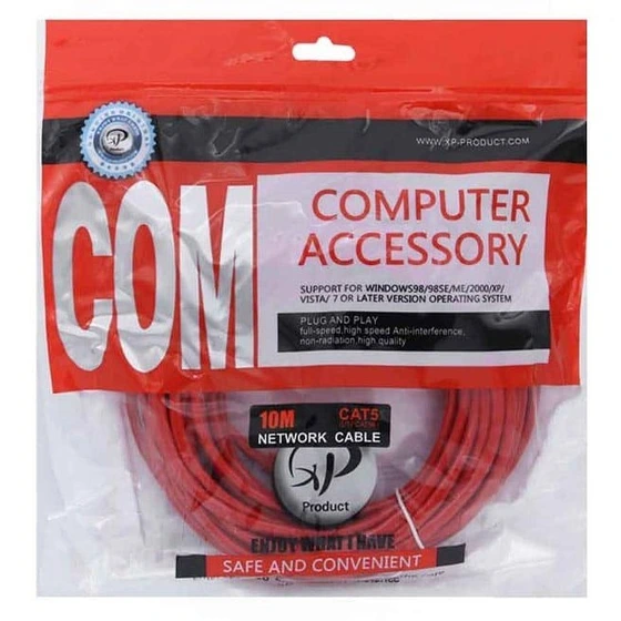 خرید و قیمت کابل LAN با طول 10 متر XP مدل( CAT5) | ترب