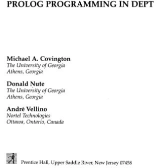 خرید و قیمت دانلود کتاب Prolog programming in depth [New ed.] | ترب