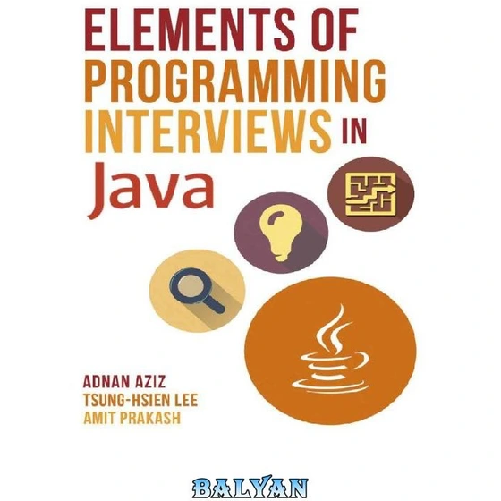 خرید و قیمت دانلود کتاب Elements of Programming Interviews in Java: The ...