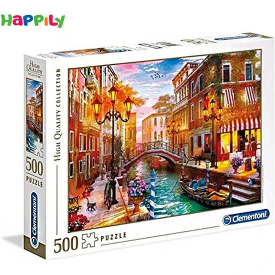 خرید و قیمت پازل 500 قطعه Clementoni طرح غروب ونیز | ترب