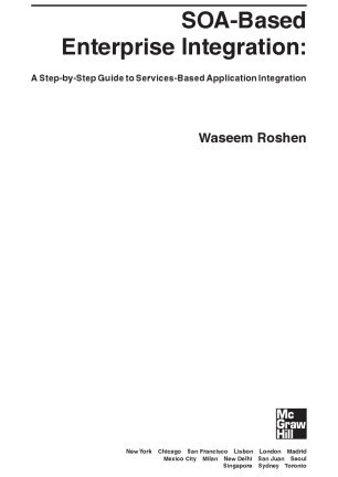 خرید و قیمت دانلود کتاب SOA-based enterprise integration : a step-by-step guide to services ...