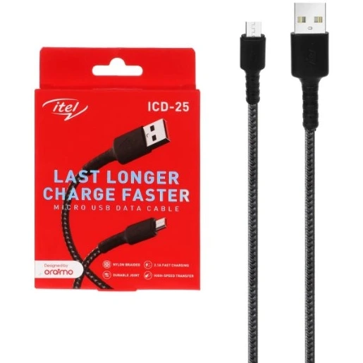 خرید و قیمت کابل تبدیل USB به microUSB آیتل مدل ICD-25 طول 1 متر | ترب