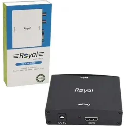 خرید و قیمت تبدیل VGA to HDMI METAL ROYAL -کد 422 | ترب