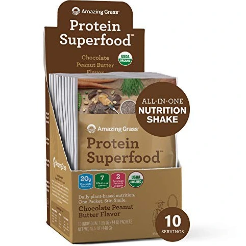 خرید و قیمت Amazing Grass Protein Superfood: Vegan Protein Powder, All ...
