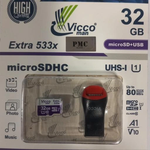 خرید و قیمت رم میکرو 32گیگ 533x ریدردار ویکومن | ترب