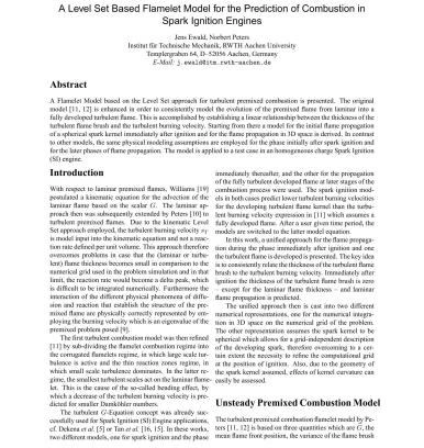 خرید و قیمت دانلود کتاب A Level Set Based Flamelet Model for the Prediction of Combustion in ...