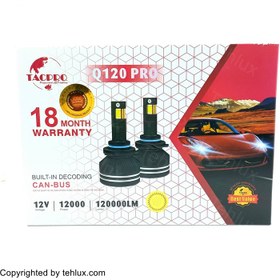 خرید و قیمت هدلایت دو طرفه تک پرو مدل Q120 PRO پایه H7 | ترب