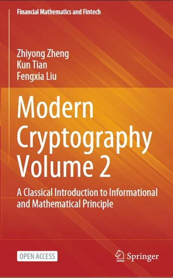 خرید و قیمت دانلود کتاب Modern Cryptography Volume 2 A Classical Introduction to Informational ...