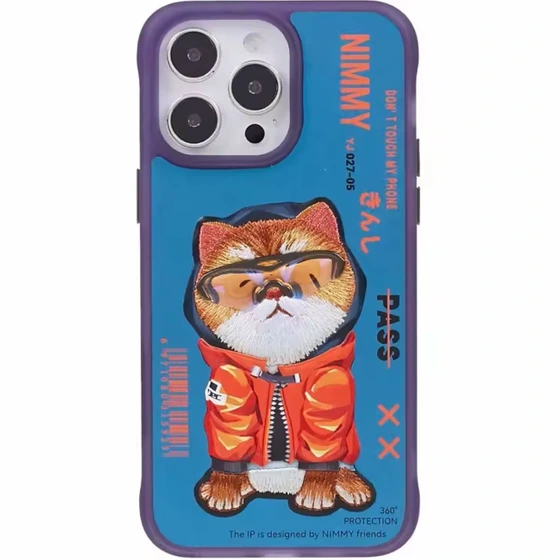 خرید و قیمت قاب محافظ گوشی آیفون 15 پرو طرح گربه نیمی YJ-027-05 | ترب