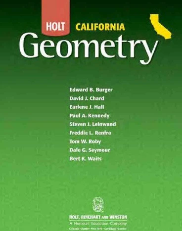 خرید و قیمت دانلود کتاب Holt California Geometry Student | ترب